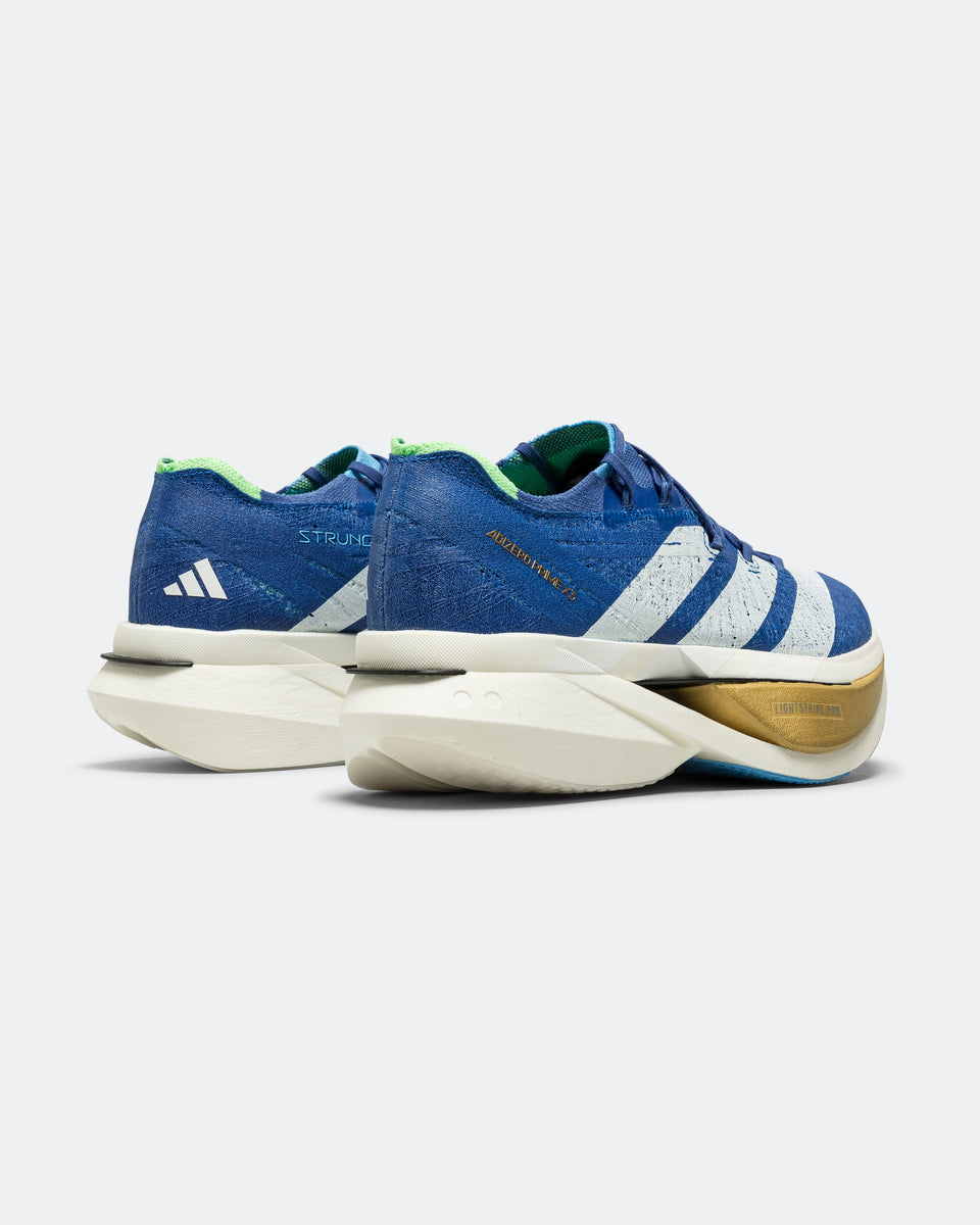adidas - Adizero Prime X3 Strung - Blue/Footwear White-Blue Burst | Up ...