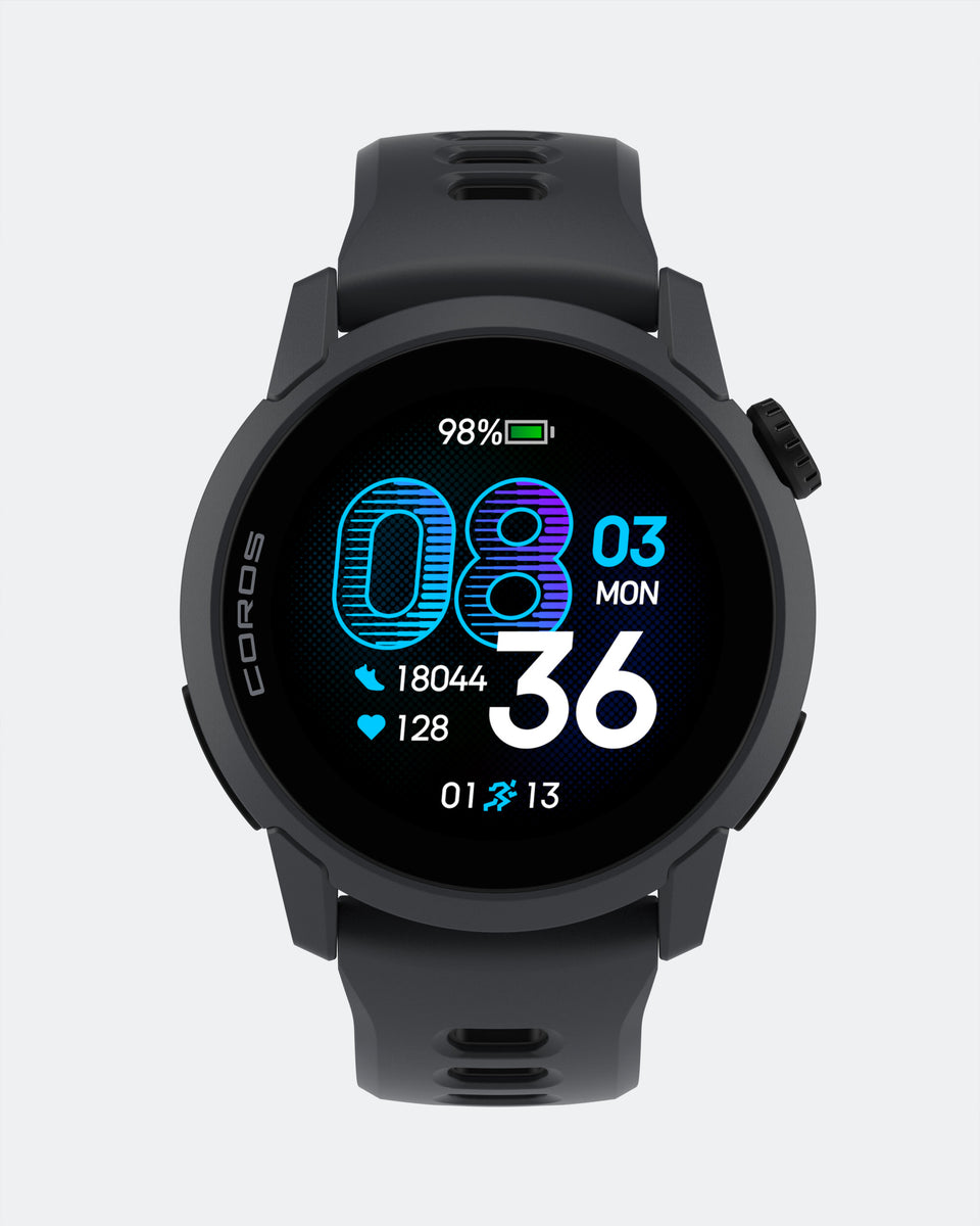 Coros - Pace 4 GPS Sport Watch - Black/Silicone Band | Up There Athletics