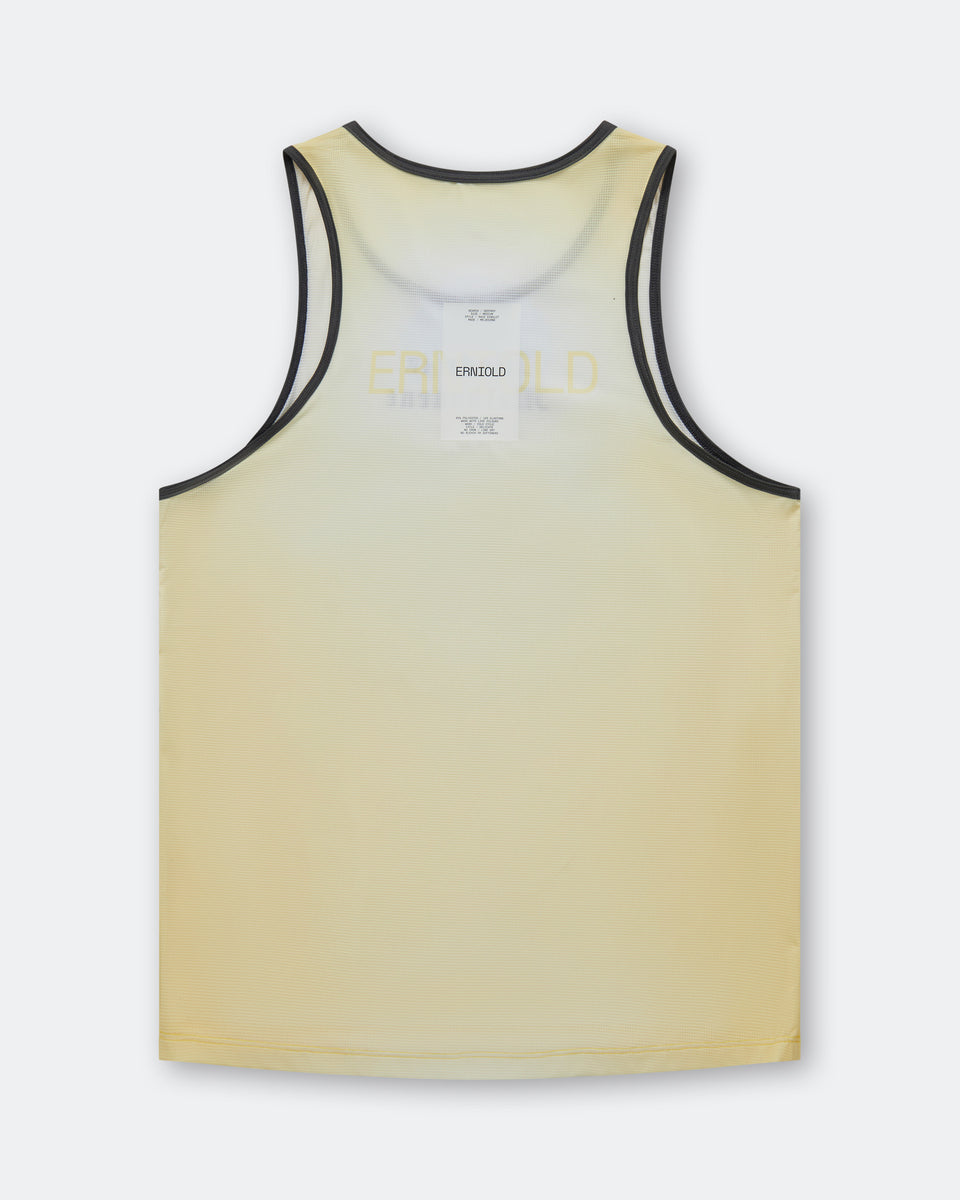 Erniold - Mens Race Singlet Melbourne - Off-White | Up There Athletics