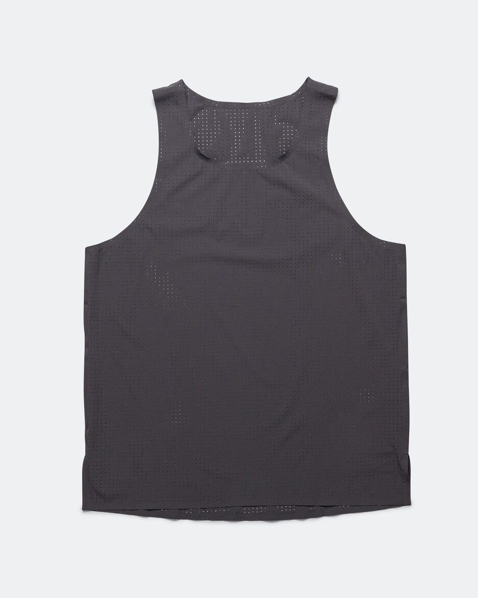 Erniold - Race Singlet Zero - Granite Grey | Up There Athletics