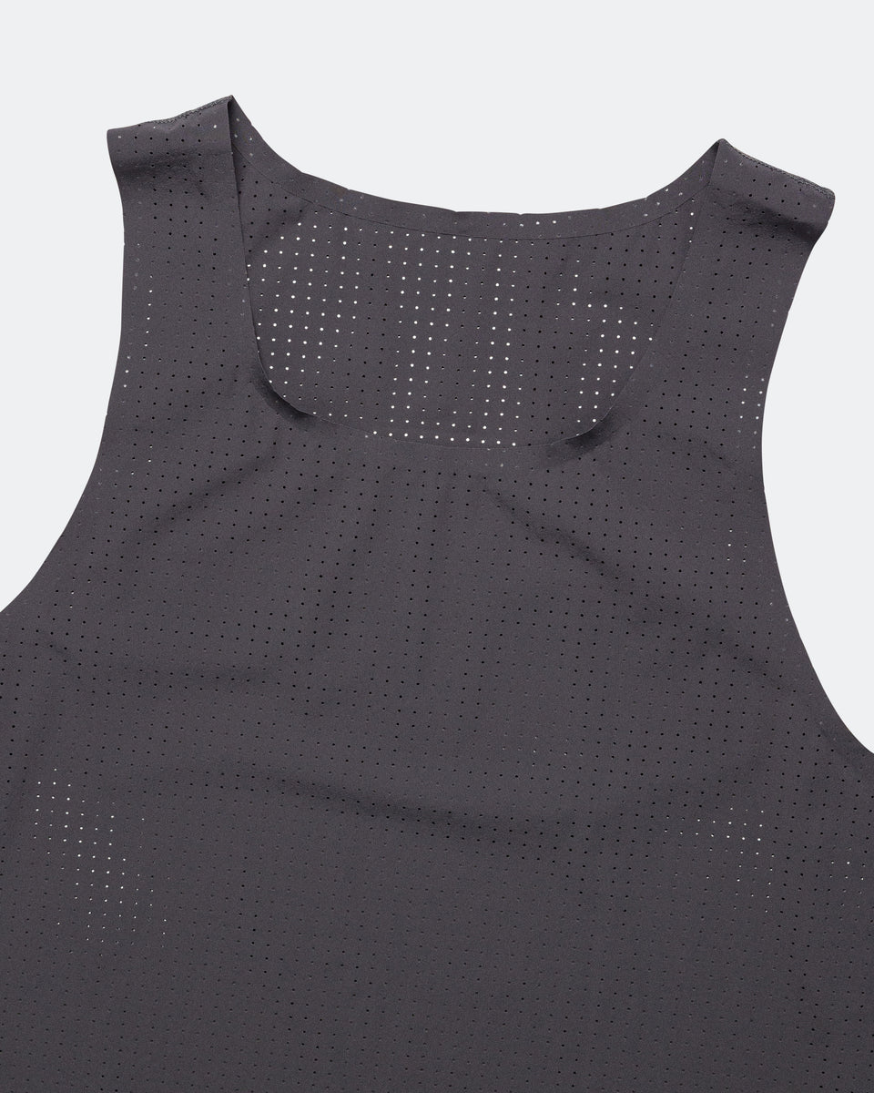 Erniold - Race Singlet Zero - Granite Grey | Up There Athletics