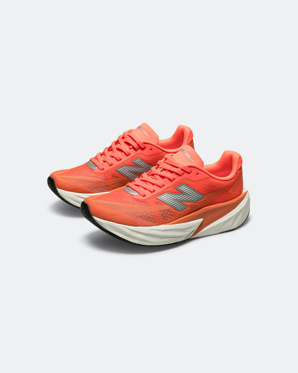 Womens FuelCell Rebel v5 - Urgent Red/White-Silver Metallic | Up There ...