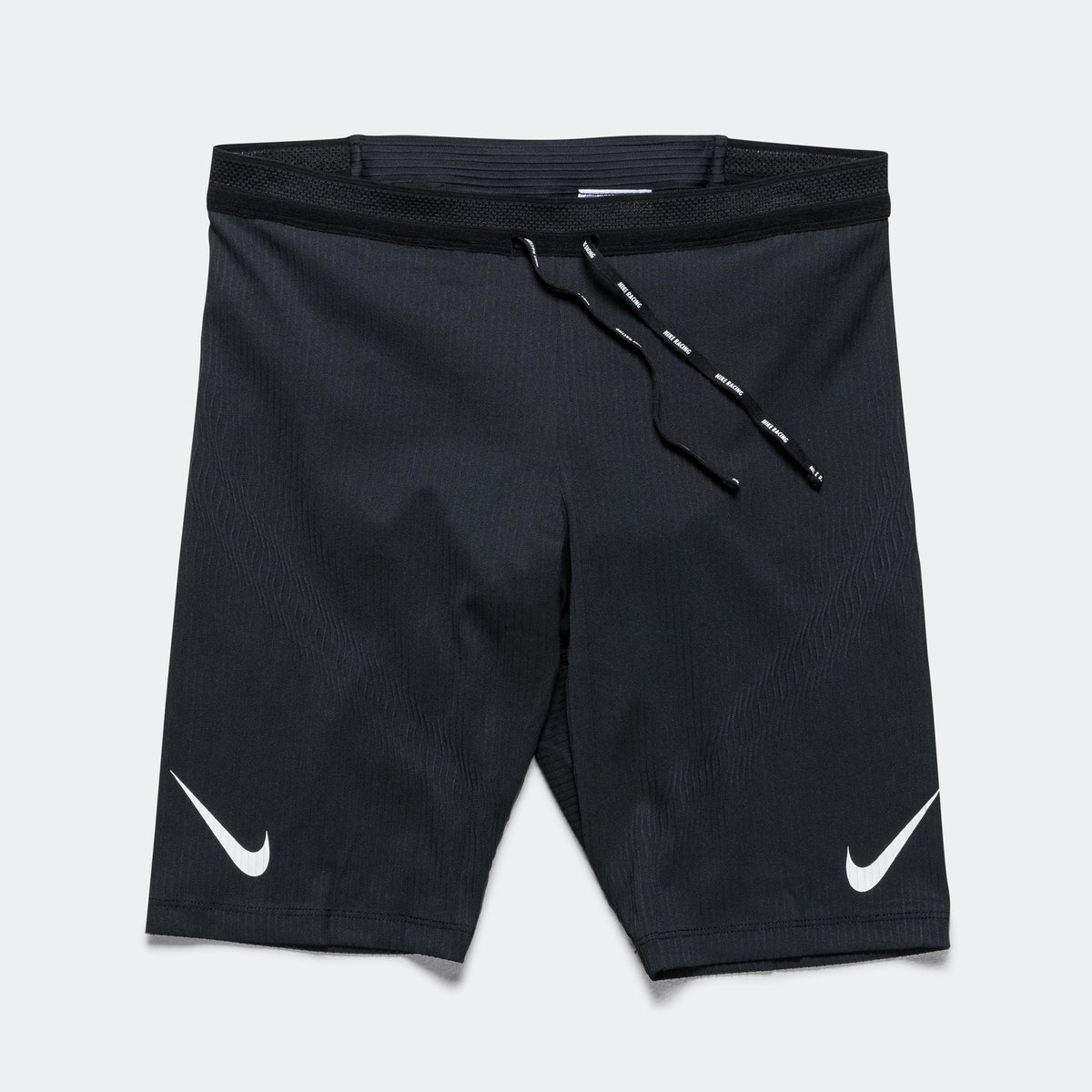 Nike Mens Aeroswift Half Tights - Black/White | Up There Athletics