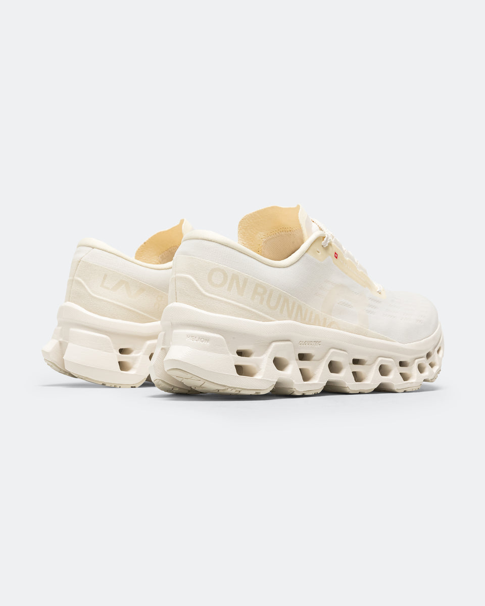 On Running - Mens Cloudmonster 3 LN1 - Ivory/Ray | Up There Athletics