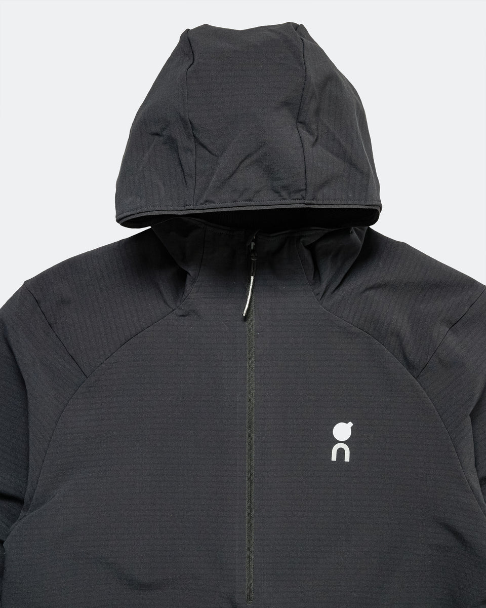 On Running - Mens Pace Hoodie - Black | Up There Athletics