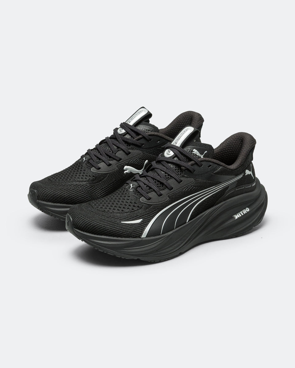 Puma - Mens Magnify NITRO 3 - Black/Silver | Up There Athletics