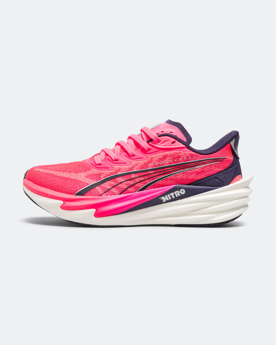 Puma - Womens Deviate NITRO 4 x HYROX - Pure Pink/White | Up There ...