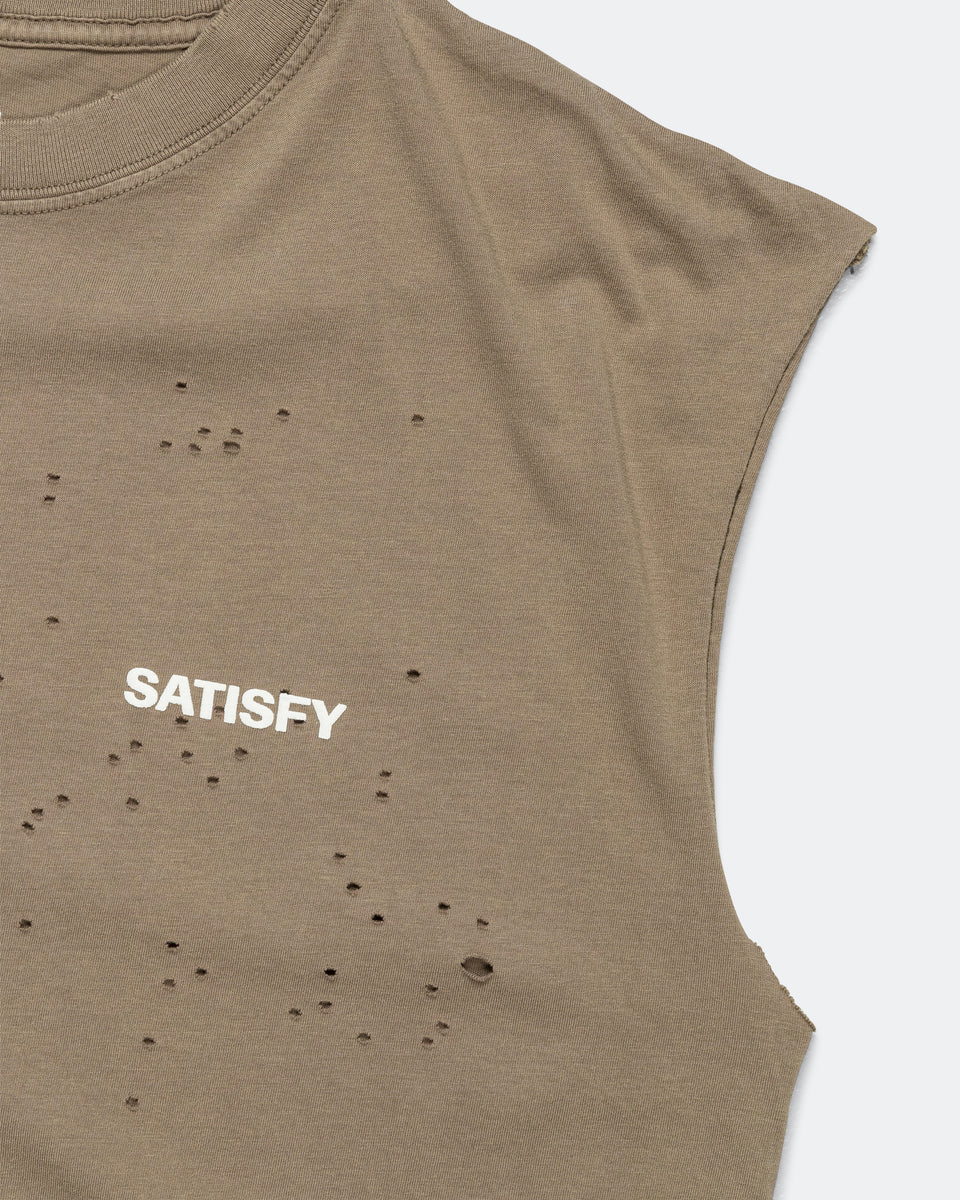 Satisfy - MothTech Muscle Tee - Aged Falcon | Up There Athletics