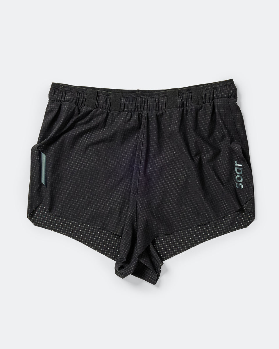 Soar - Mens Marathon Shorts - Black | Up There Athletics