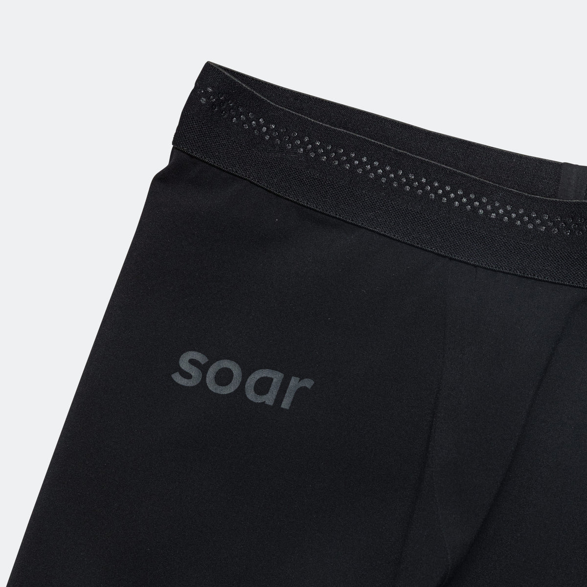 Soar Mens Half Tights SS25 - Black/Black | Up There Athletics