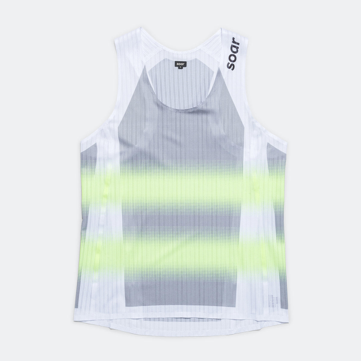 Soar Womens Race Vest - Grey/Yellow | Up There Athletics