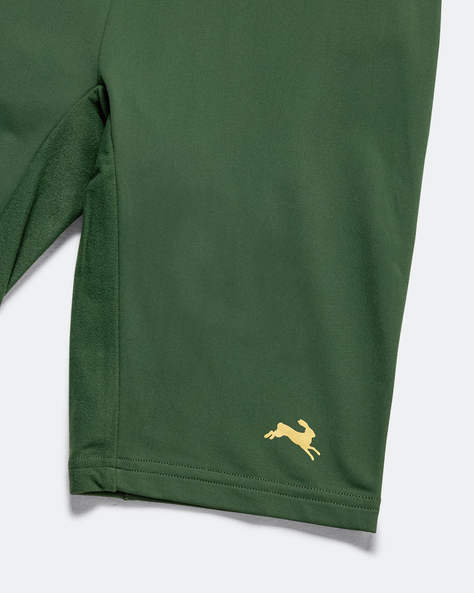 Tracksmith - Mens Turnover Half Tights Lined - Forest | Up There Athletics