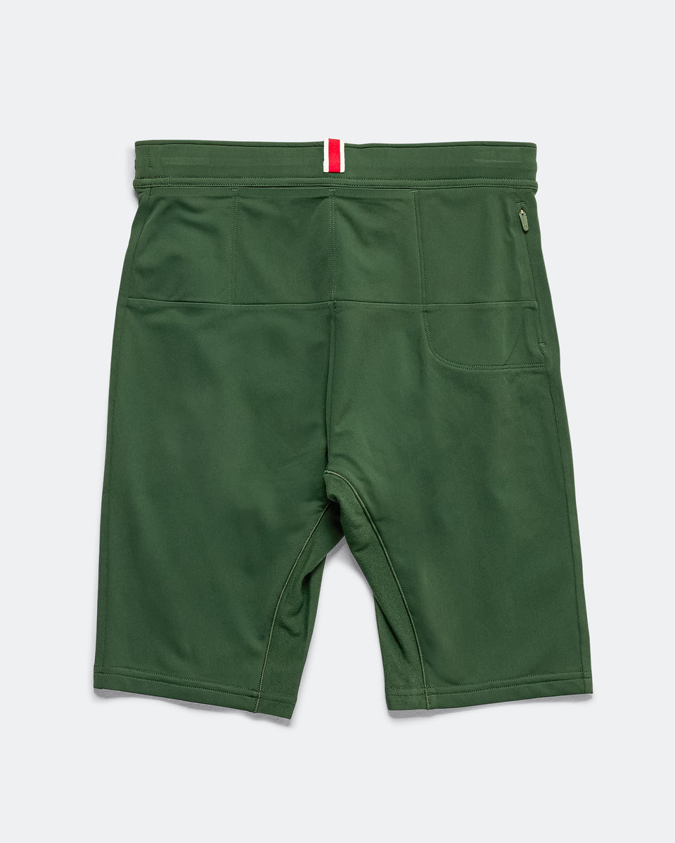 Tracksmith - Mens Turnover Half Tights Lined - Forest | Up There Athletics