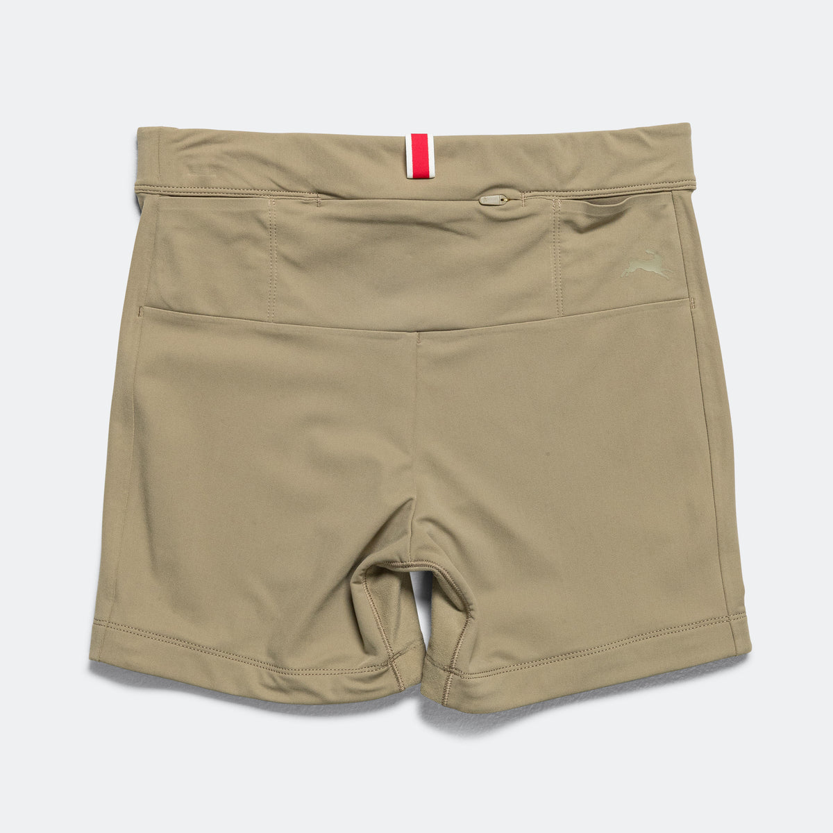 Tracksmith Womens Turnover Short Tights - Driftwood | Up There Athletics