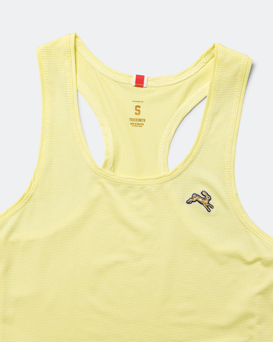 Tracksmith - Womens Crop Tank - Charlock | Up There Athletics