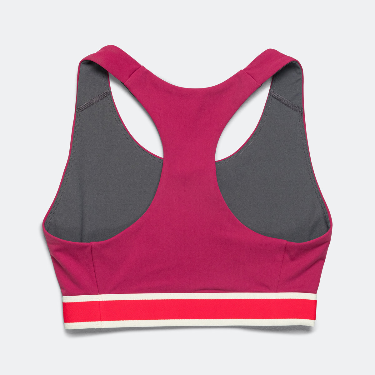 Tracksmith Womens Run Bra - Red Plum | Up There Athletics